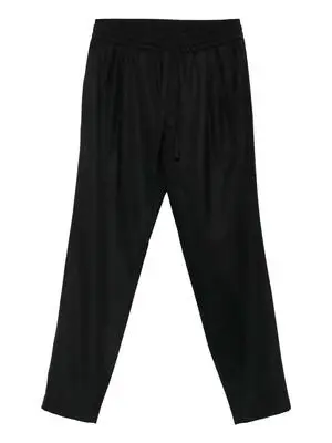 Dolce & Gabbana Elastic-waistband Trousers - Black