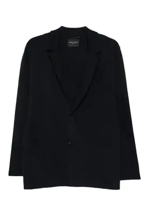 ROBERTO COLLINA Two-button Patch-pocket Blazer - Blue