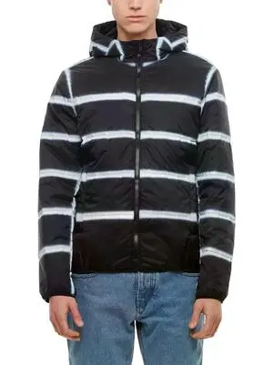 GIVENCHY Hooded Stripe-Pattern Jacket