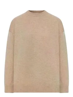 Max Mara Wool Crew-neck Sweater - Neutrals