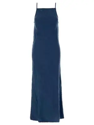 LOIS Linen Maxi Dress - Blue