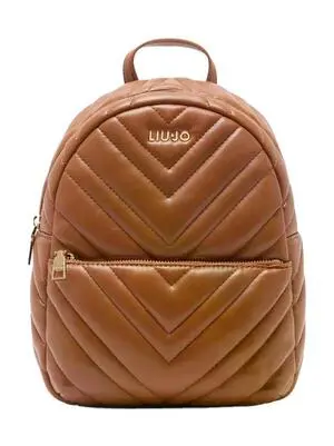 Liu Jo Quilted Chevron Backpack - Brown