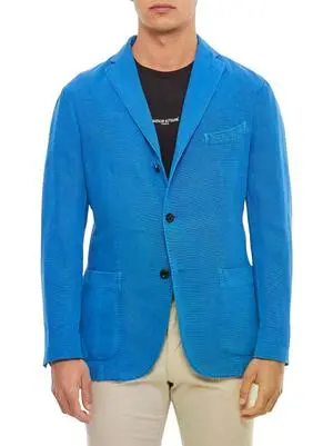 Boglioli Notched-lapel Single-breasted Blazer - Blue