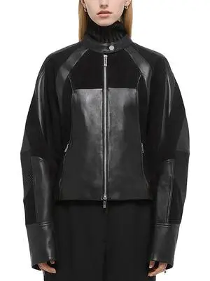 Helmut Lang Bmx Leather Jacket - Black