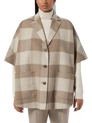 Marina Rinaldi Sport Wool Blend Short Coat - Turtledove