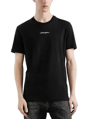 Dolce & Gabbana Short Sleeve Logo Tee - Charcoal