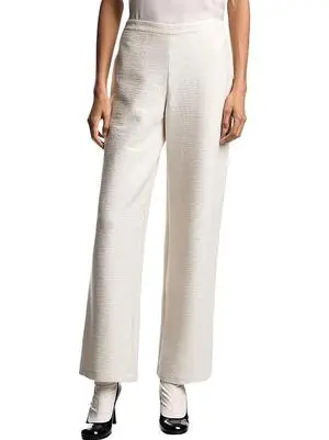 EMPORIO ARMANI Embossed Wide Leg Pants