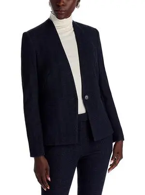 BOSS Herringbone Blazer - Sky Captain Herringbone