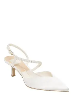 Dolce Vita Kamra Embellished Pumps - True White