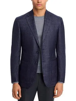 Bloomingdale'S Plaid Wool, Silk & Cashmere Sport Coat - Purple
