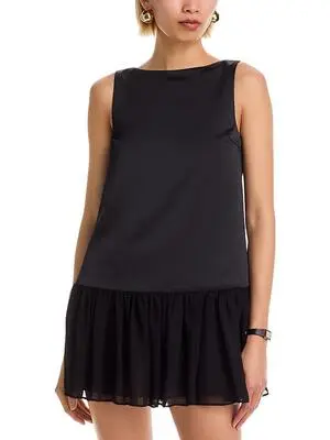 French Connection Marina Mini Dress - Black