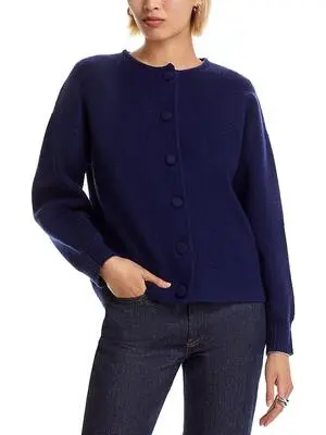 French Connection Safiya Knit Drop Shoulder Cardigan - Royal Blue