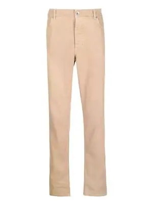Brunello Cucinelli Garment-dyed Straight-leg Jeans - Neutrals