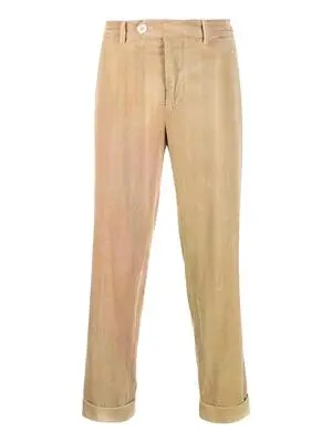 Brunello Cucinelli Cropped Corduroy Trousers - Neutrals