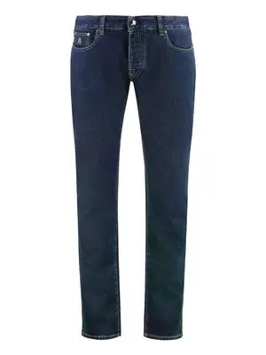 MOORER Five-Pocket Jeans
