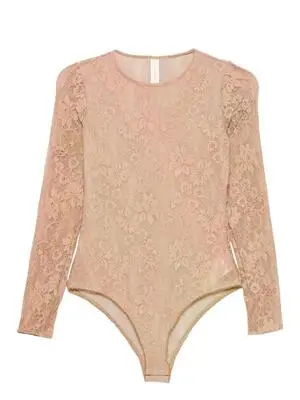 Zimmermann Floral-lace Bodysuit - Neutrals