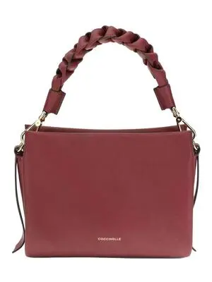 COCCINELLE Boheme Leather Tote Bag - Red