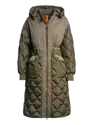 PARAJUMPERS Quilted Hooded Coat - Green