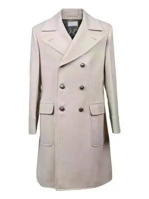 Brunello Cucinelli Double-breasted Cashmere Coat - Neutrals