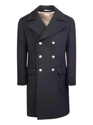 Brunello Cucinelli Double-breasted Coat - Black