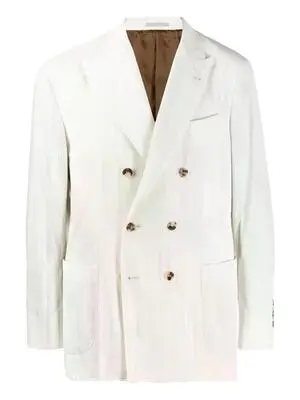 BRUNELLO CUCINELLI Corduroy Double-Breasted Blazer