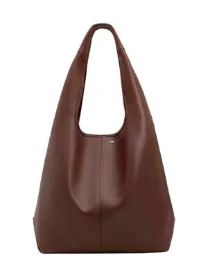 Ami Etienne Leather Hobo Bag - Red