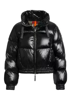 PARAJUMPERS Drawstring Puffer Jacket - Black