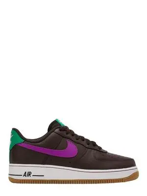 Nike Air Force 1 Low '07 Sneakers Baroque Brown/vivid Purple/stadium Green