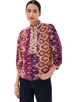 Figue Danilia Top - Graduated Ikat Multi
