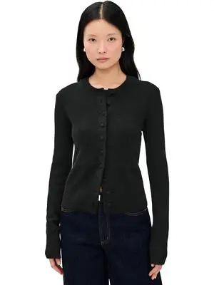 A.L.C. Skyler Cashmere Cardigan - Black