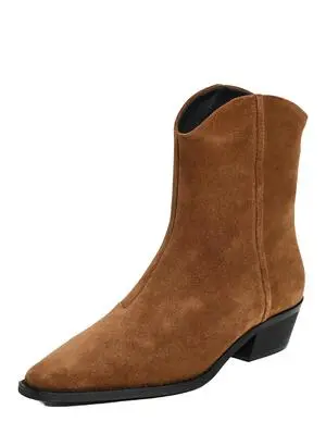 BLACK SUEDE STUDIO Reed Boots - Tobacco Suede