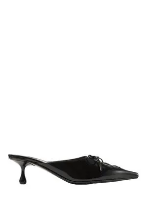 JIMMY CHOO Scarlett 50 Leather Mules - Black