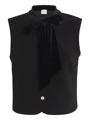Claudie Pierlot Tie-neck Blouse - Black