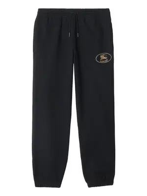 Burberry Knight Stamp Sweatpants - Black