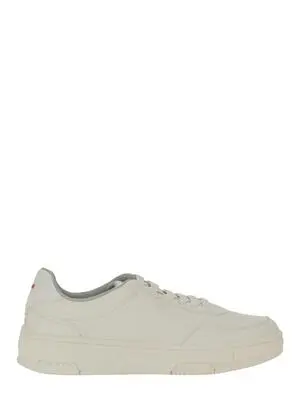 Hugo Sneaker With Zigzag Detail - White