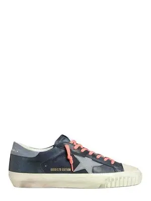 GOLDEN GOOSE Super-star Lace-up Sneakers - Blue