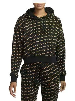 Nike Monogram Oversized Hoodie - Black
