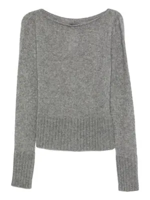 TOM FORD Cashmere-silk Blend Sweater - Grey