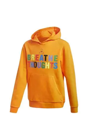 Adidas Rainbow Logo Hooded Sweatshirt - Orange