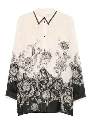 Zimmermann Button-down Shirt - Beige