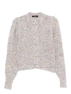 Twin-set Speckled Button Sweater - Grey