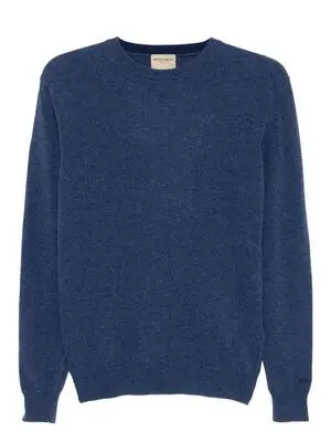 Woolrich Knitted Wool Crew Neck Sweater - Blue