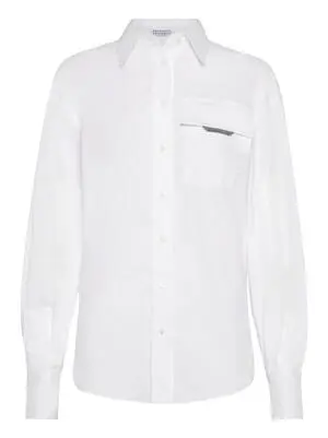 Brunello Cucinelli Classic Button-up Shirt - White