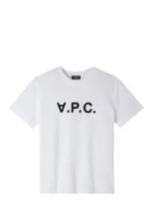 A.p.c. T-shirts And Polos - Tae White/dark Navy