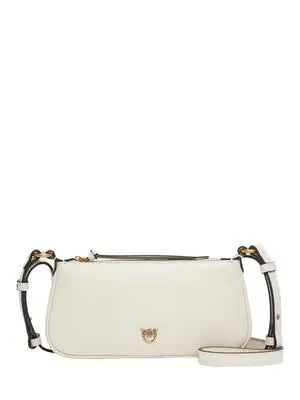 Pinko Shoulder Bag With Gold-tone Hardware - White