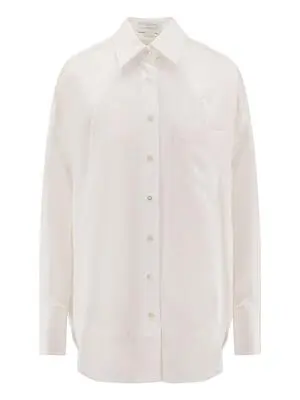 Stella McCartney Oversized Satin Shirt - White