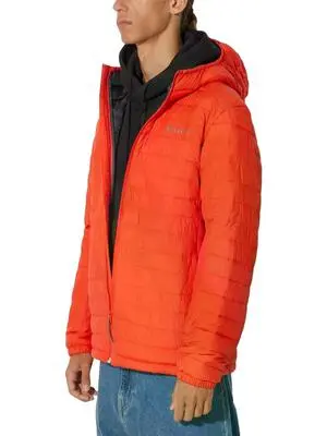 Columbia Silver Falls Quilted Hooded Jacket - Red