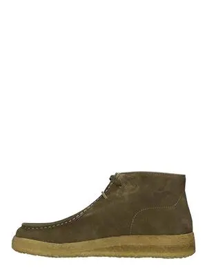 ASTORFLEX Suede Lace-up Boots - Green