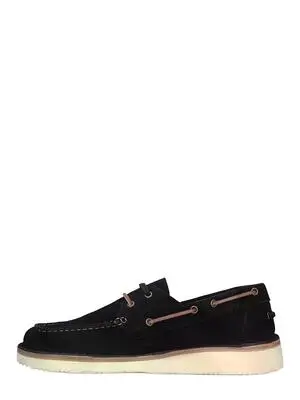 ASTORFLEX Boatflex Suede Boat Shoes - Black
