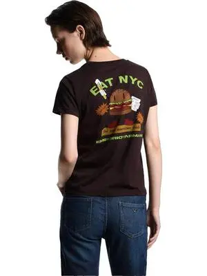 EMPORIO ARMANI New York Capsule Collection Jersey T-Shirt With Print
